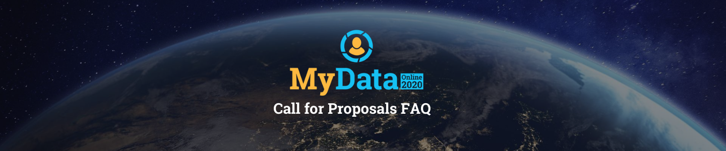 Call for Proposals frequently asked questions - MyData Online 2020